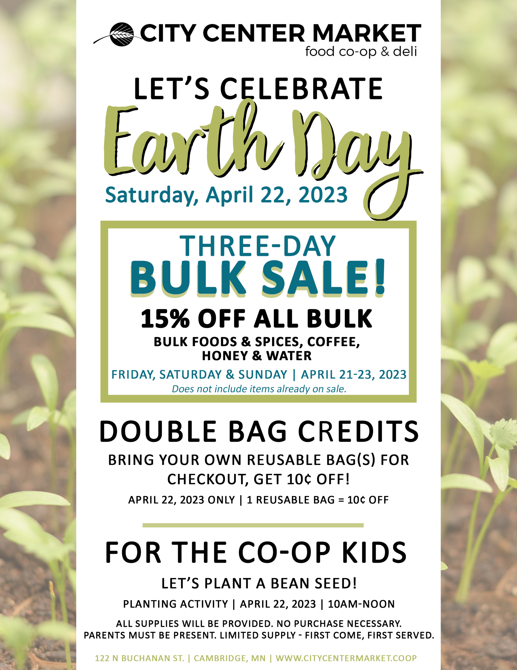 Let's Celebrate Earth Day - City Center Market